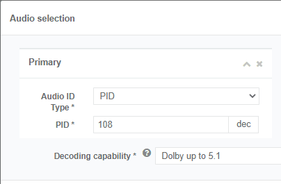 Configure the audio processing parameters – MediaKind